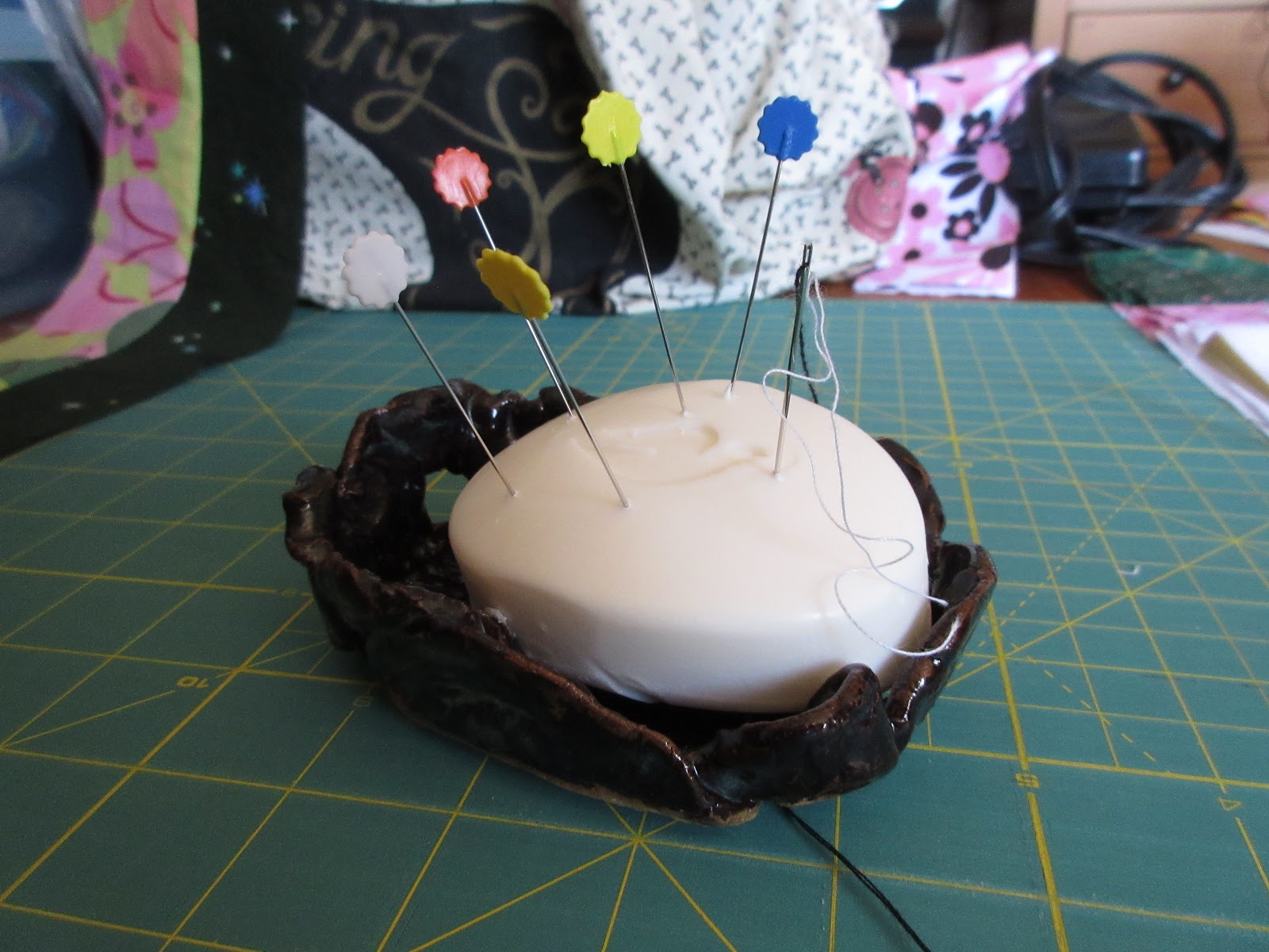 Marlene's Space: Dove Soap... Pin Cushion?!