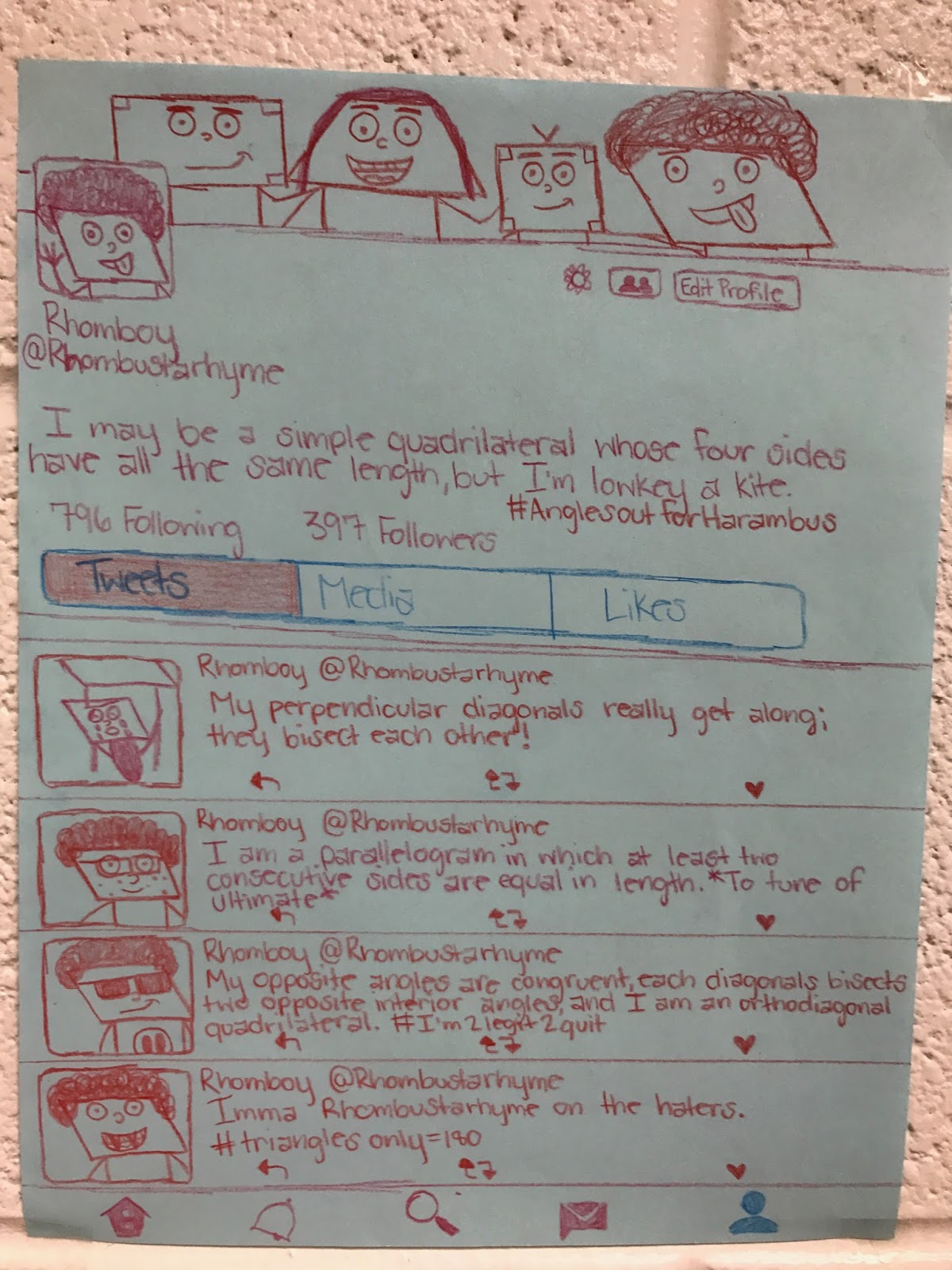 Algebracraft: The Tales of a High School Math Teacher: Quadrilateral ...