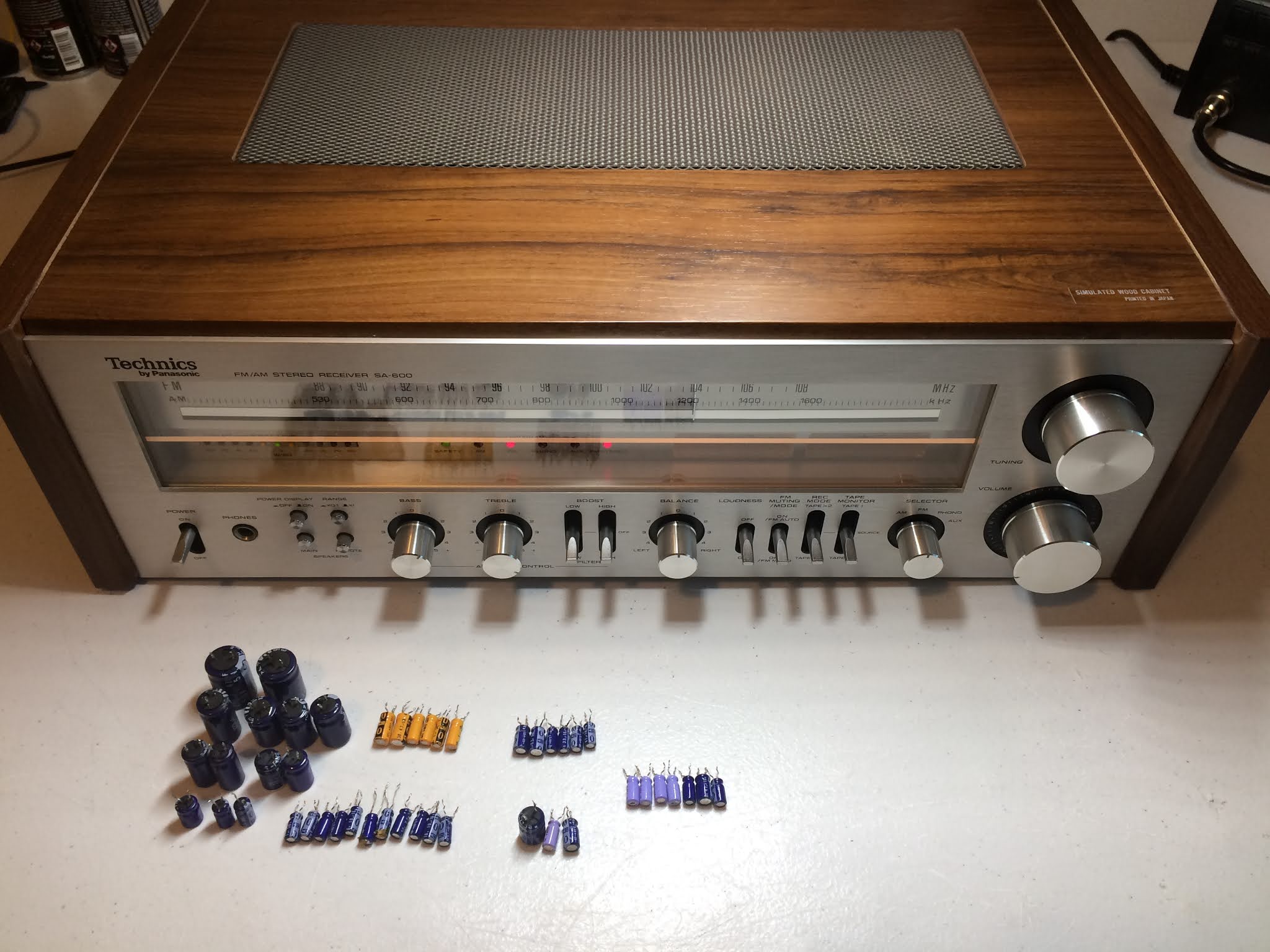 Oleg's Vintage Audio: Technics SA-600 Receiver Restoration