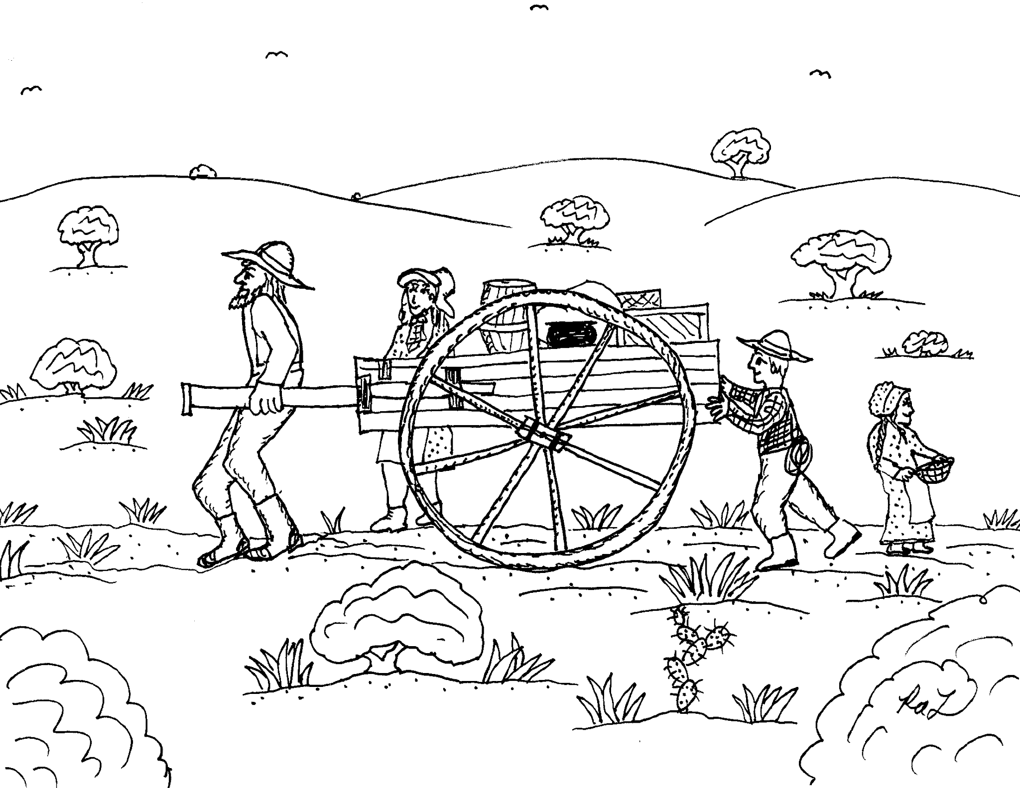 Robin's Great Coloring Pages: Pioneer Day coloring pages