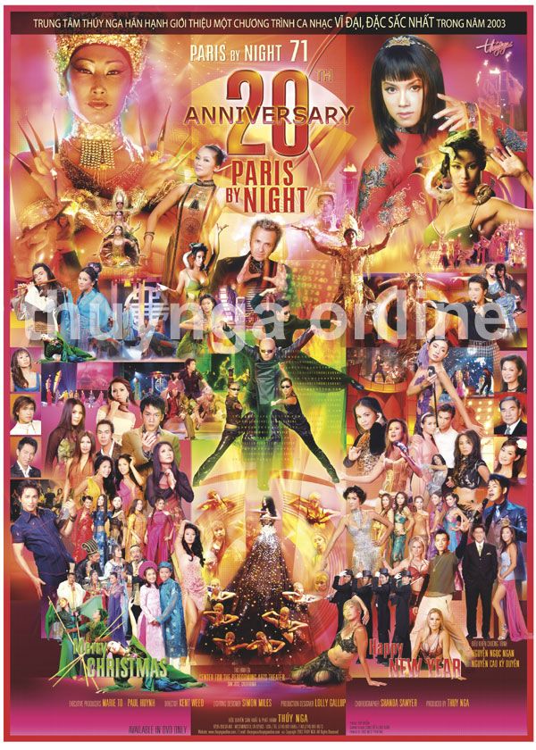 Paris By Night 71 - 20th Anniversary (2003) ~ Cover Nhạc Việt