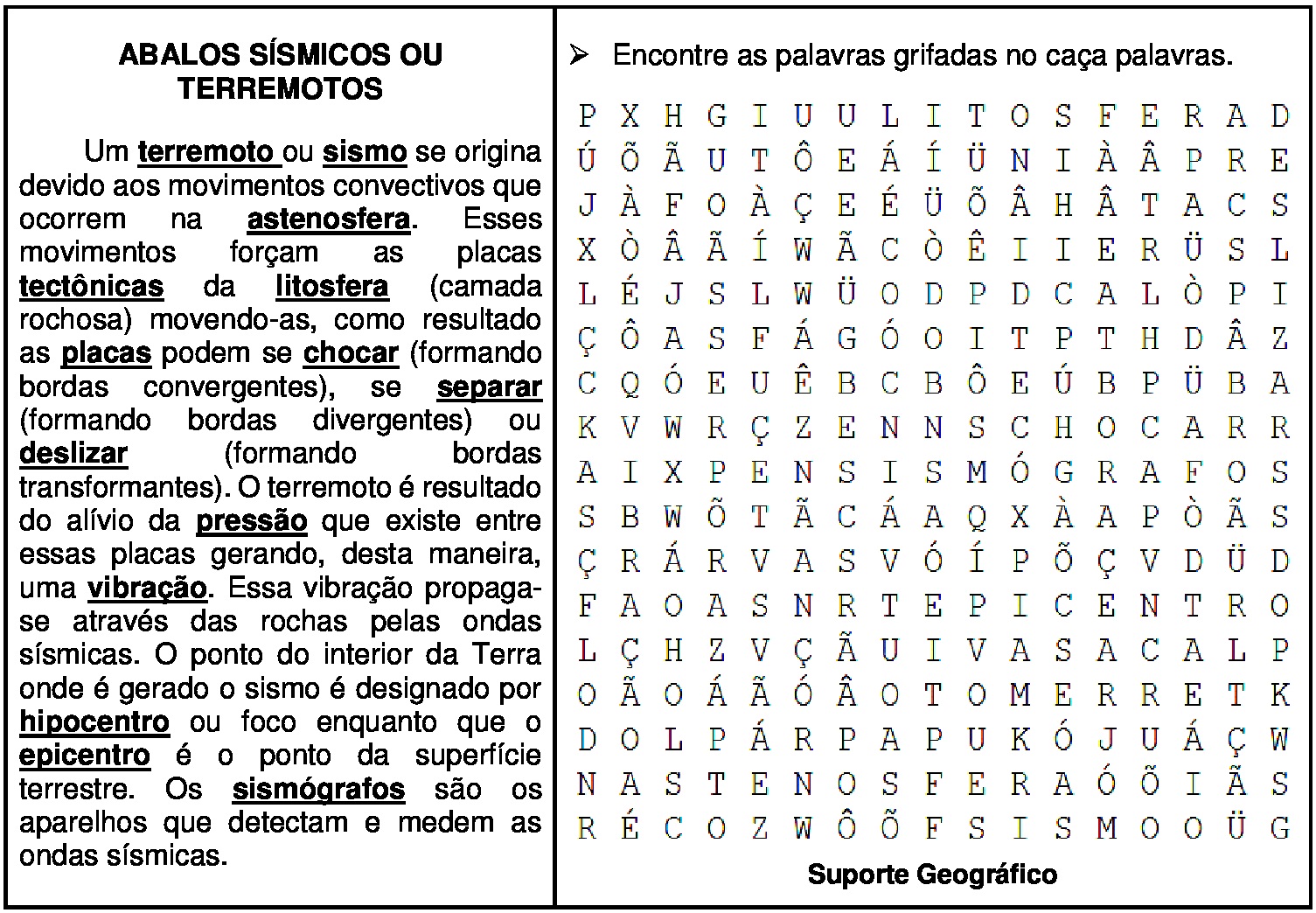 Caca Palavras Espaco Geografico Suporte Geografico Images Caca Palavras Espaco Geografico Suporte Geografico Images