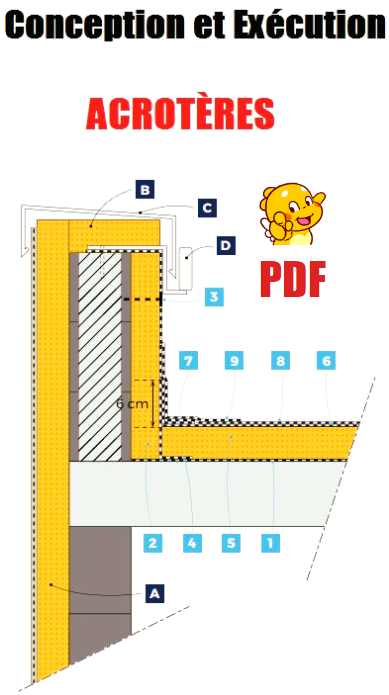 Conception et Exécution Acrotères