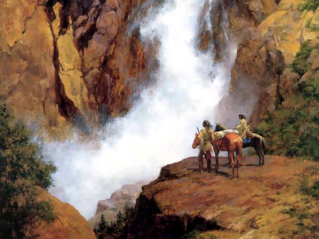 White Wolf : Howard Terpning - American painter of the Plain's Native ...