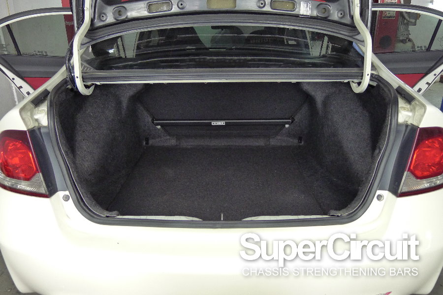 SUPERCIRCUIT CHASSIS STRENGTHENING BARS: Honda Civic Type-R (FD2R) Rear ...