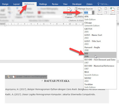 Membuat Kutipan dan Daftar Pustaka Yang Otomatis di Microsoft Word ...