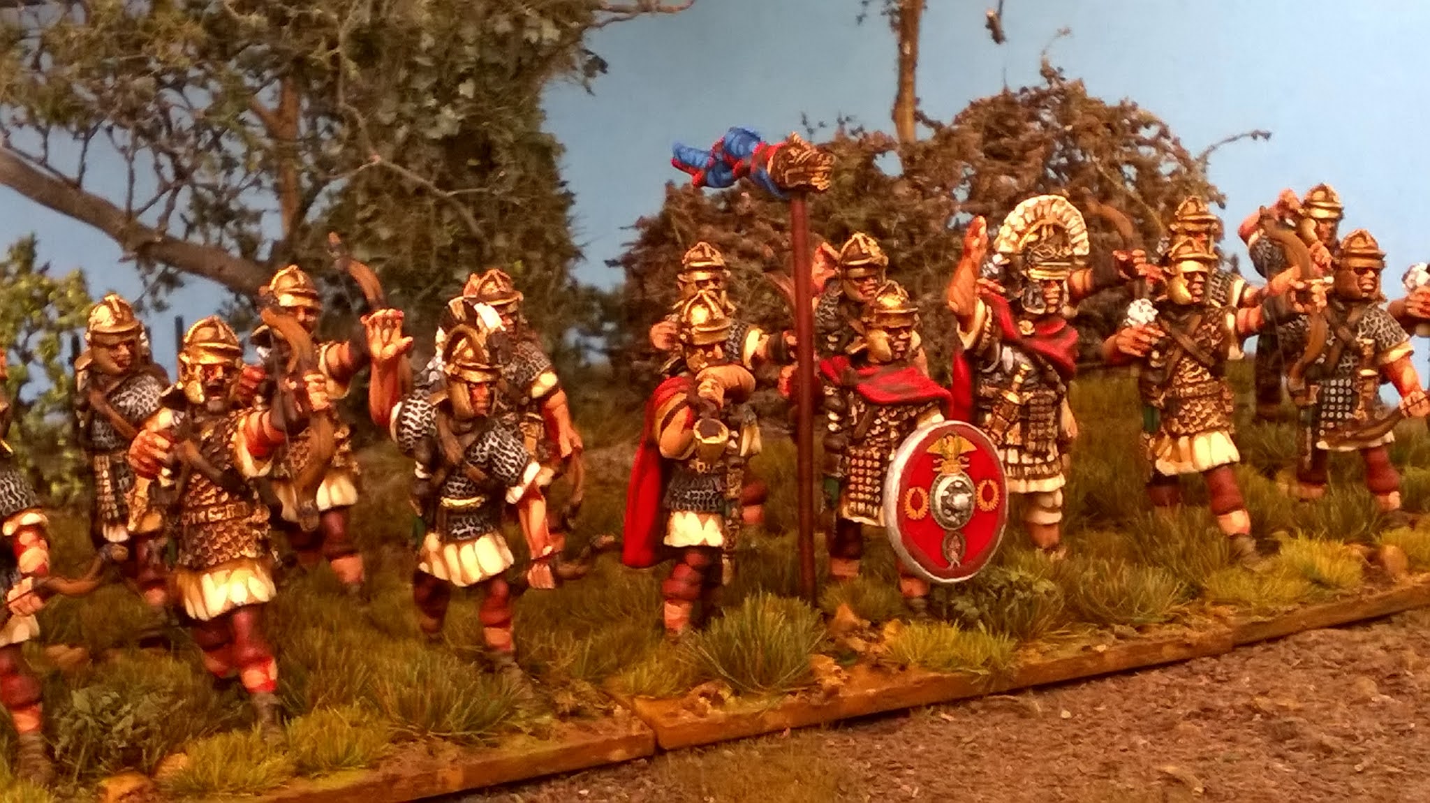 Painting Lead and other stuff.: 28mm Early Imperial Roman Archers
