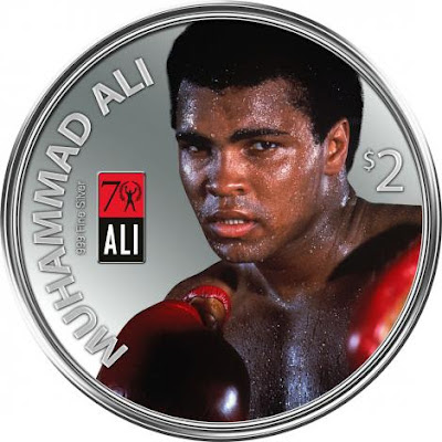 New Zealand Numismatics: Muhammad Ali™ 70th Birthday One Ounce Silver ...
