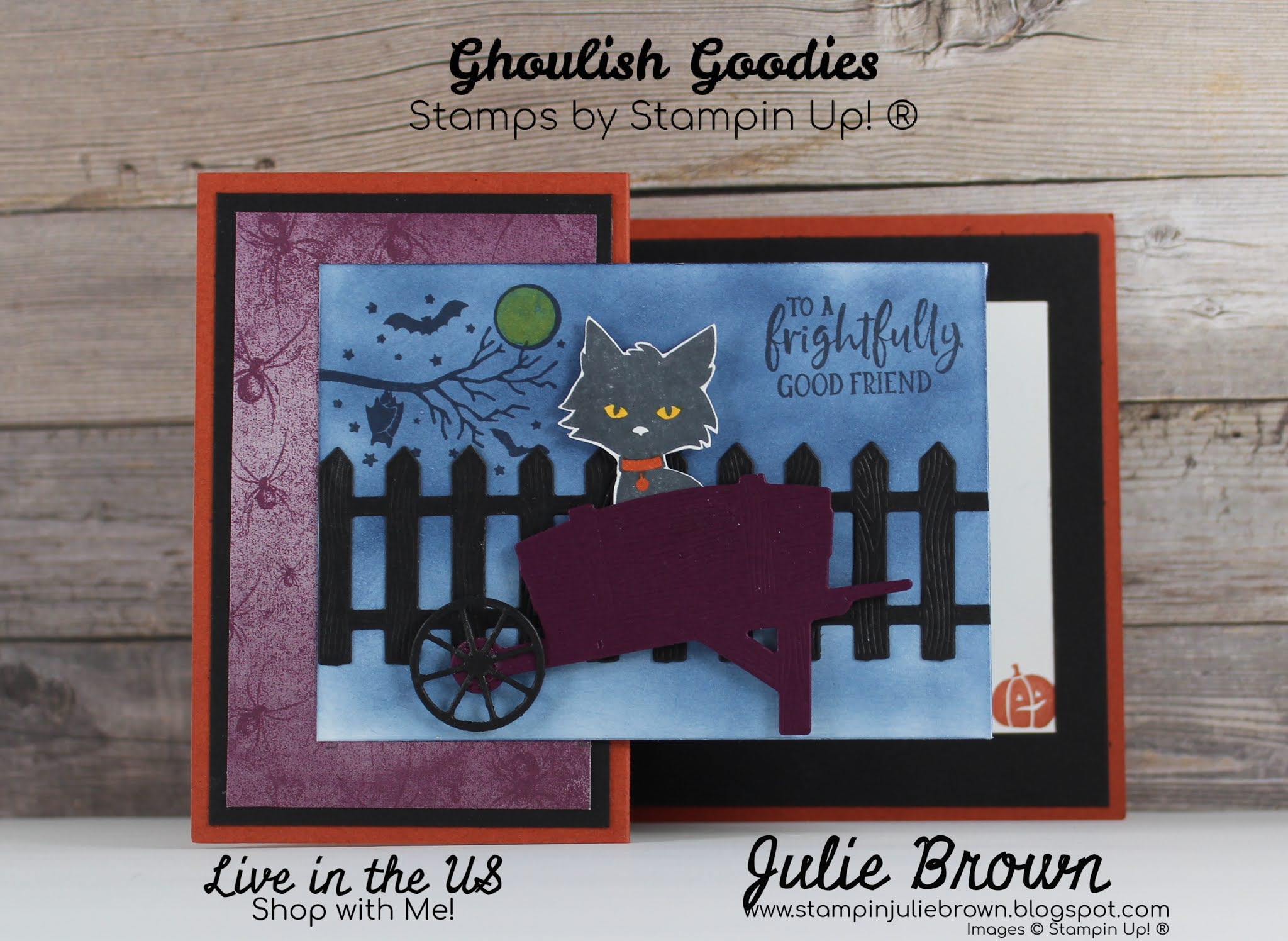 Ghoulish Goodies and Autumn Wheelbarrow Dies - Julie's Creative Stamping
