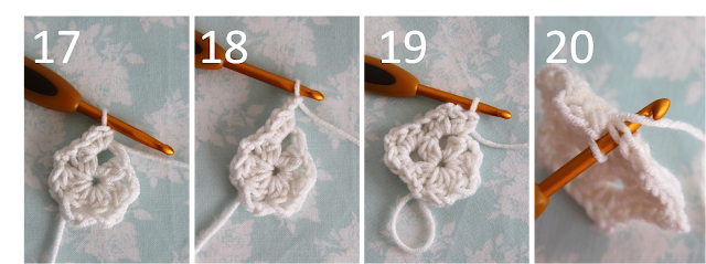 creJJtion: Crochet hexagon tutorial