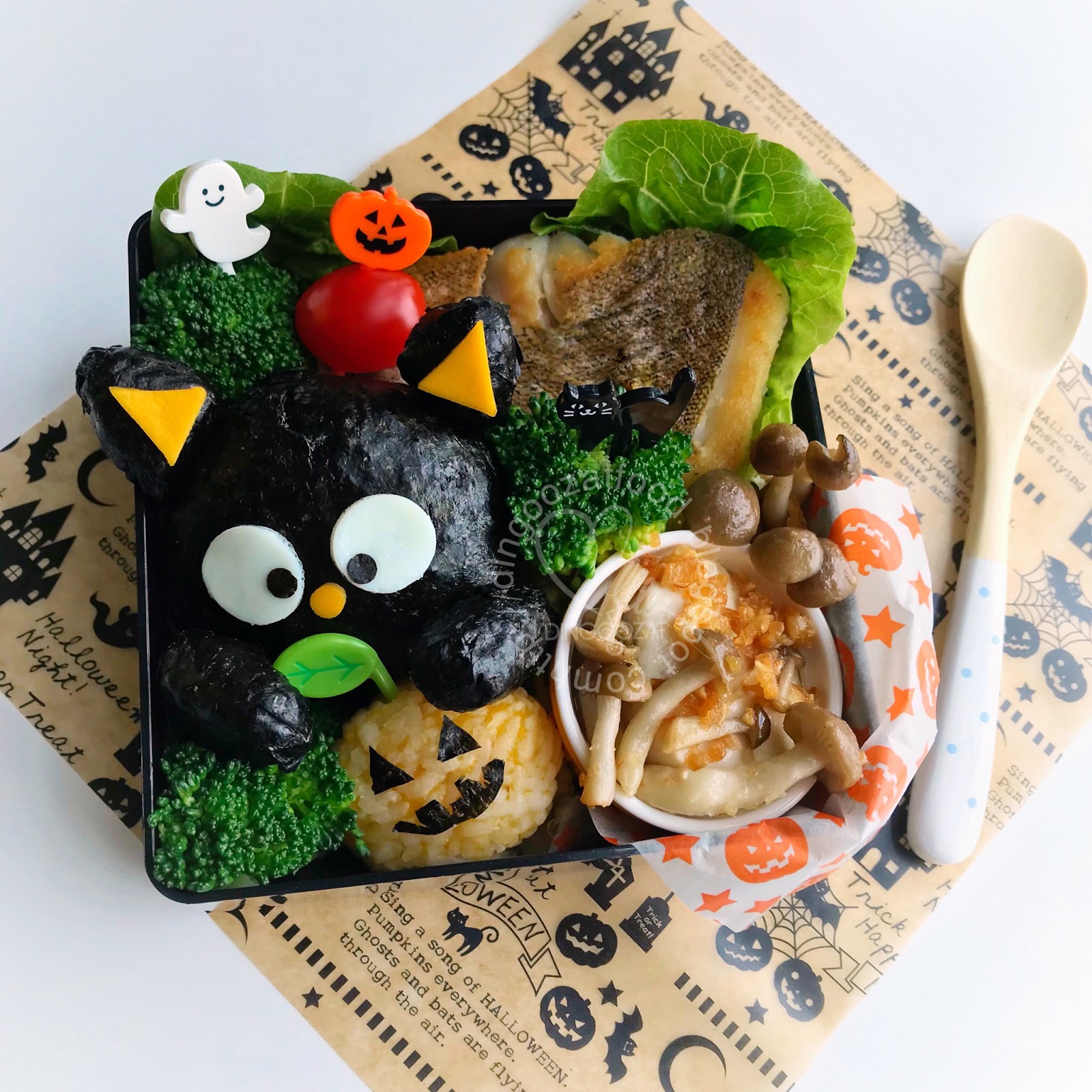 Miki's Food Archives : Black Cat Bento/ Lunchbox 小黑猫饭盒