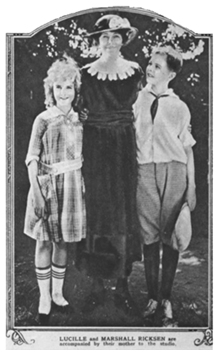 A atriz Lucille Ricksen, morta aos 14 anos de idade, tornou-se símbolo ...