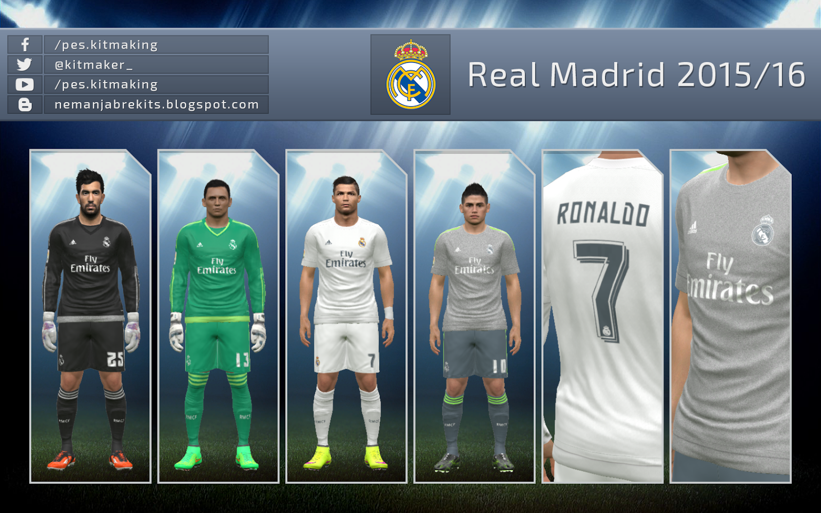 NemanjaBRE Kits: Real Madrid 2015/16 GDB v1