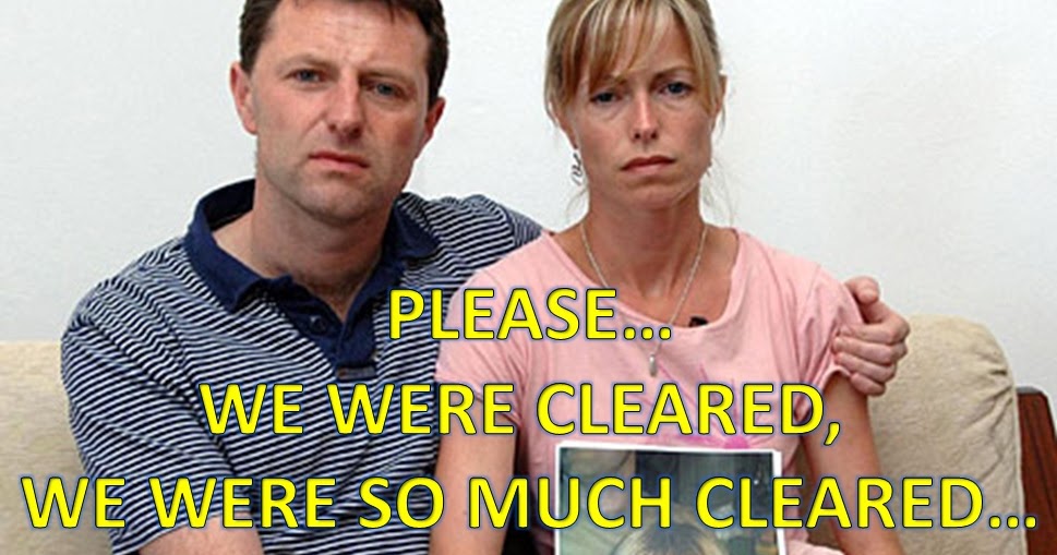Textusa: McCanns NOT cleared