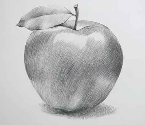 Studio Prakarya SMP Swadaya 1 Bandung: How to Draw an Apple with Pencil