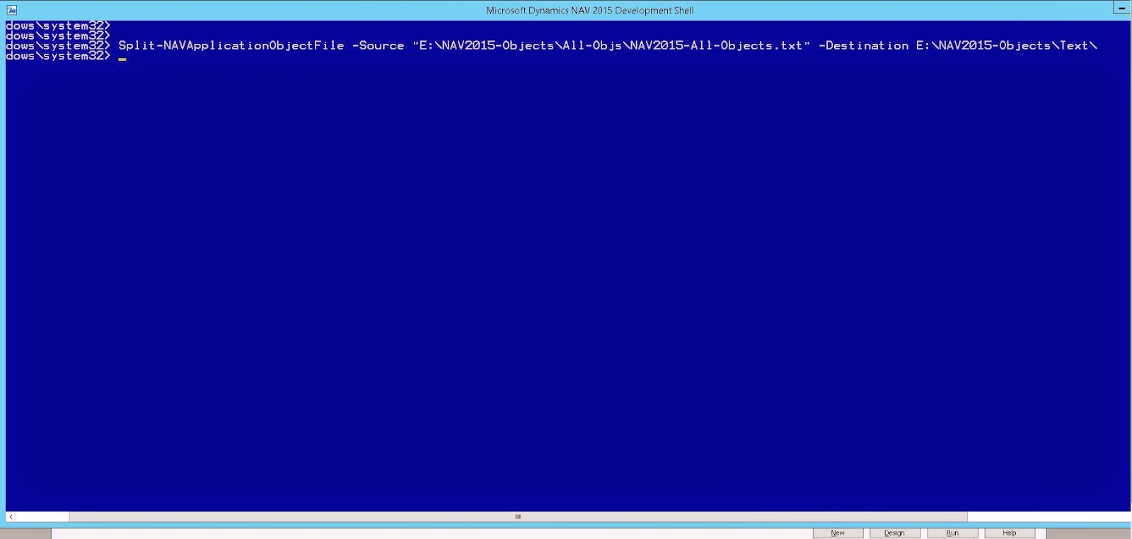 Dynamics Nav Export All Object And Split Into Single Text File Using Microsoft Dynamics Nav2015 9675