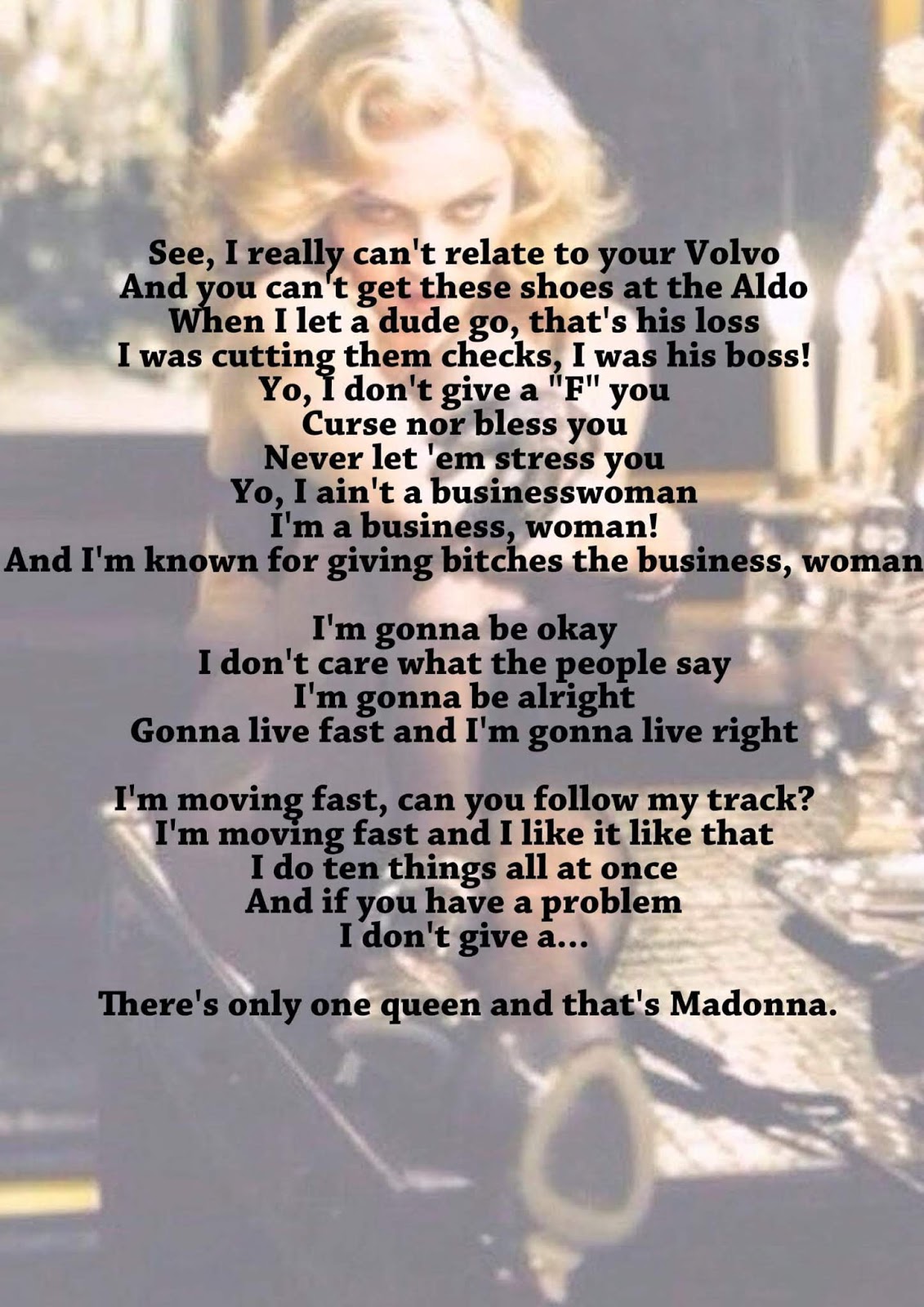 Madonna FanMade Covers: MDNA - Lyric Booklet
