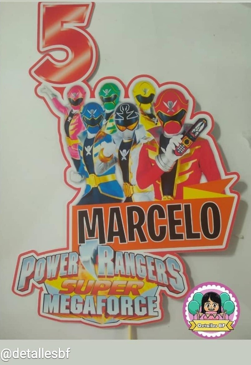 Topper Power Rangers - Mis Toppers Tus Toppers