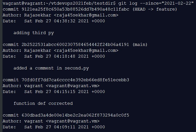 DevOps Hunter: Git log - commit history