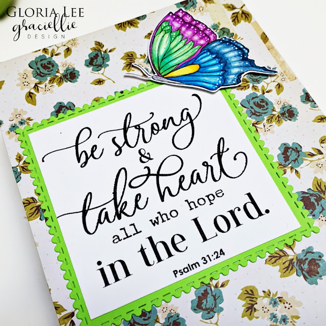 Gloria's craft room: Be strong