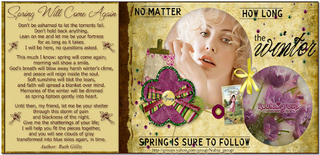 * Nubia_group Inspiration *: Spring Will Come Again