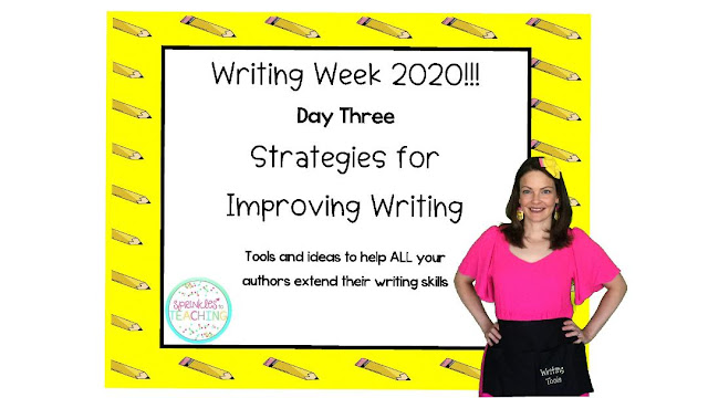 Sprinkles to Kindergarten!: Writing Week 2020 - Strategies for ...