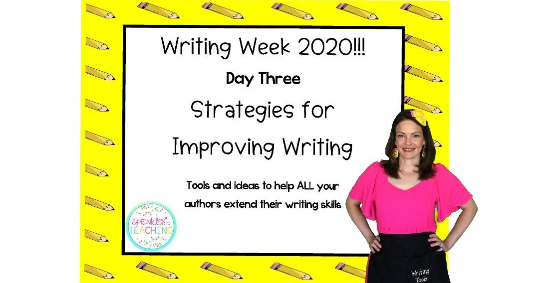 Sprinkles to Kindergarten!: Writing Week 2020 - Strategies for ...