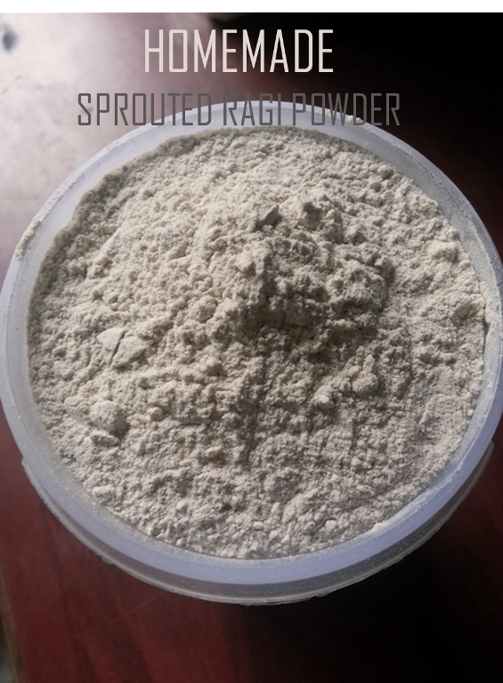 Homemade Ragi Powder Recipe / Baby Ragi Powder Recipe / Sprouted Ragi ...