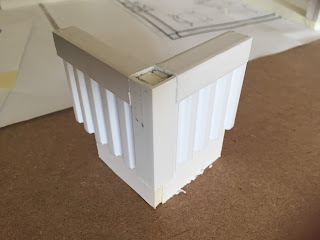 1:12 scale modern model houses: Working with plastic