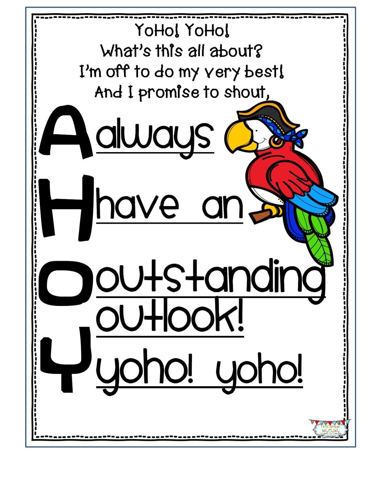 First Grade Wow: AARGH you ready for a new school year? Pirate Unit and ...