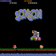 Gaming After 40: Arcade Weekend: SonSon (1984)