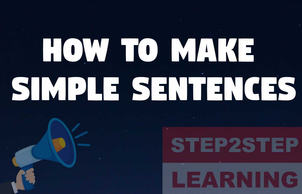 How to make simple sentences