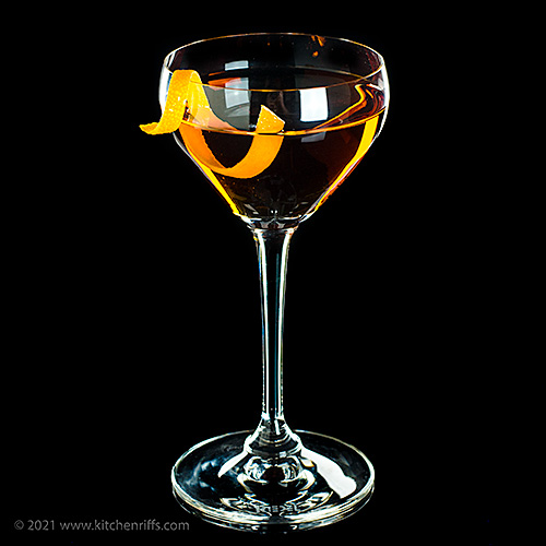 Kitchen Riffs: The Emerald Cocktail