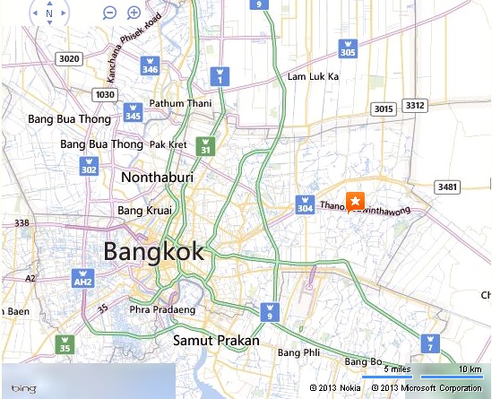 Bangkok International Trade and Exhibition Centre(BITEC) Location Map ...