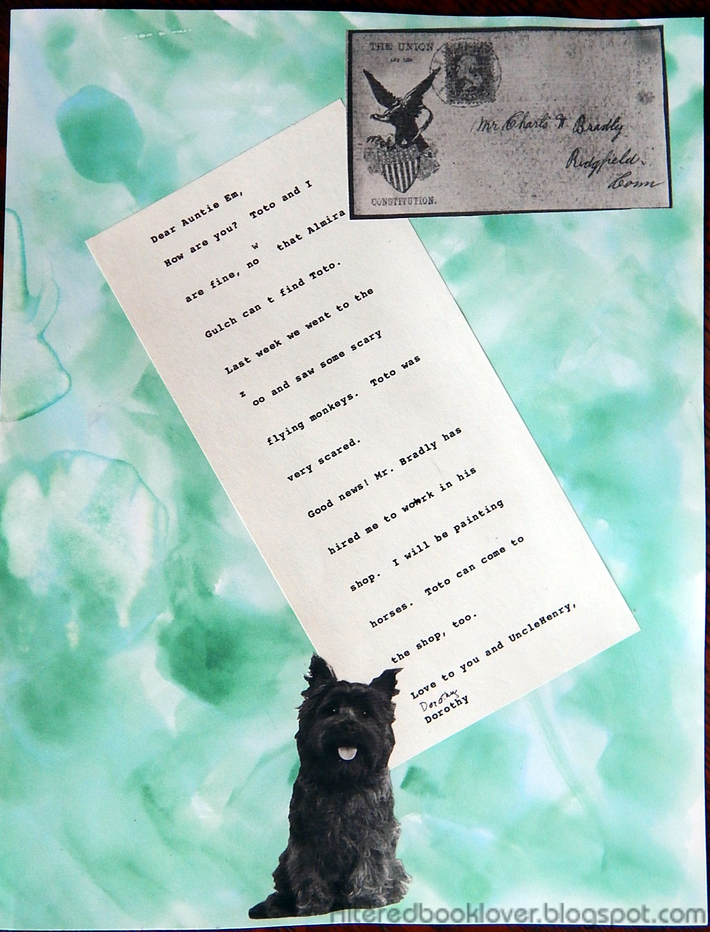 Altered Book Lover: Dear Auntie Em