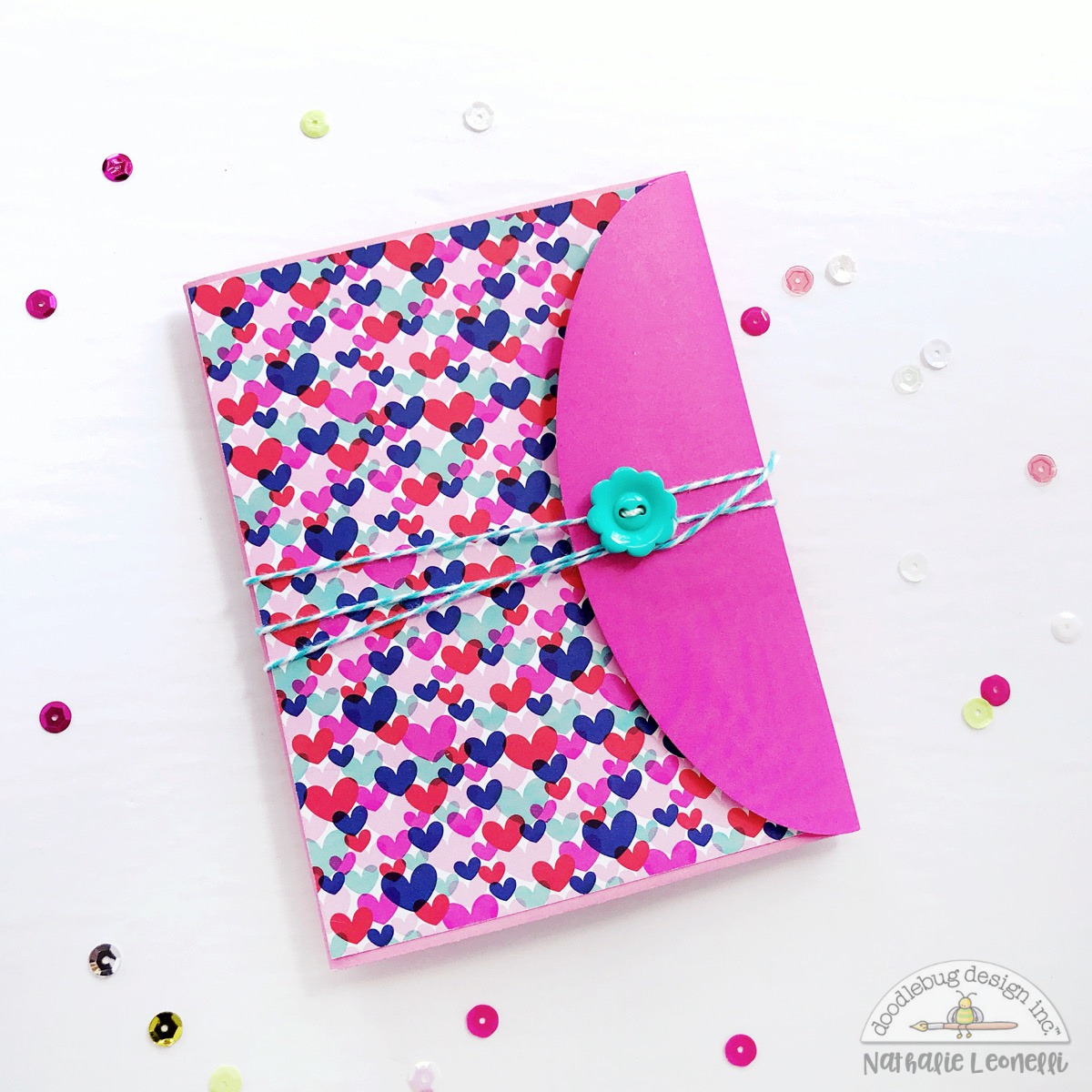 Doodlebug Design Inc Blog: FRENCH KISS ENVELOPE FLIP BOOK | with Nathalie