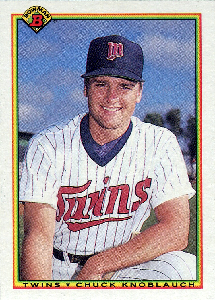 Junk Wax Prospector - Chuck Knoblauch - Minnesota Twins