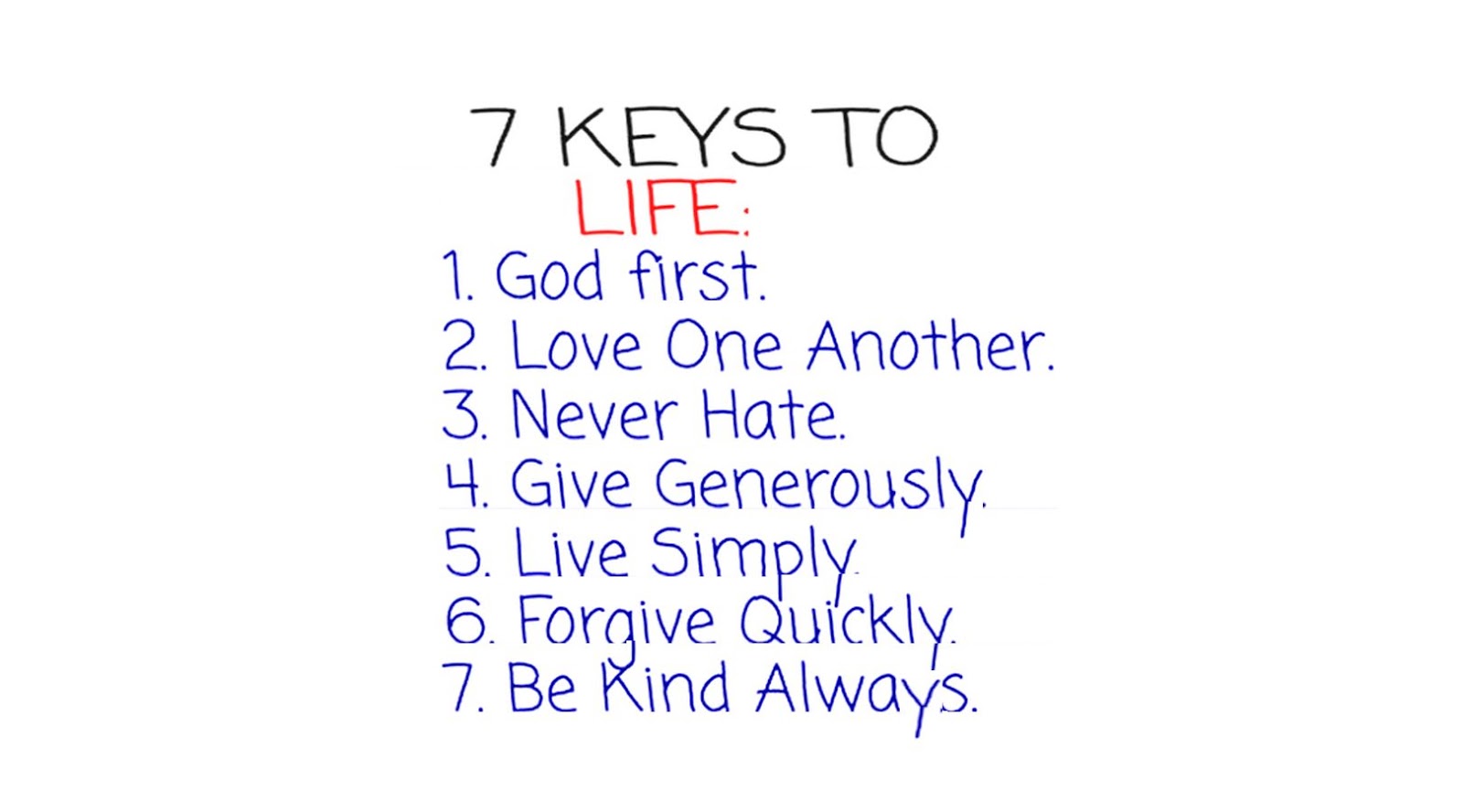 7 Keys to Life!