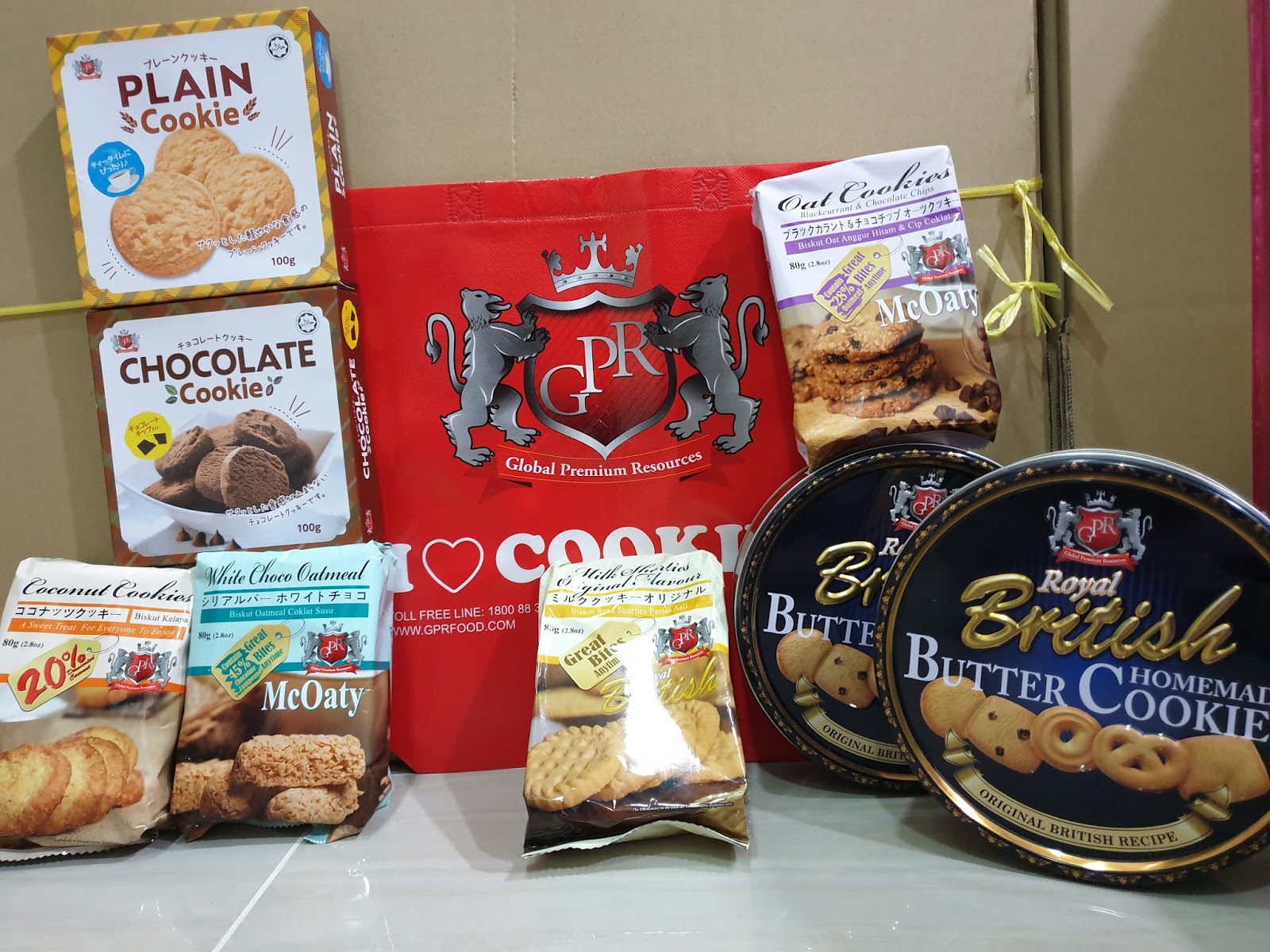 Promosi Biskut daripada Global Premium Cookies