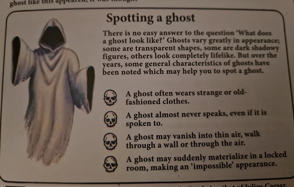Vraie fiction: How to spot a ghost?