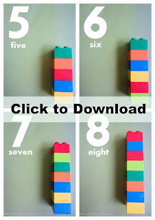 Learn with Play at Home: Printable Duplo Number Cards. Plus 5 fun ways ...