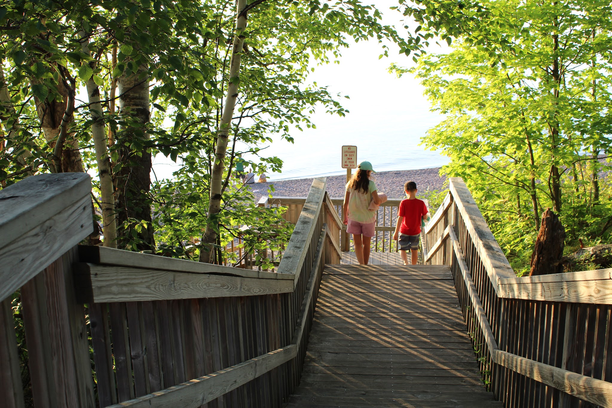 Sunset Swimming | Yooper Summer Life