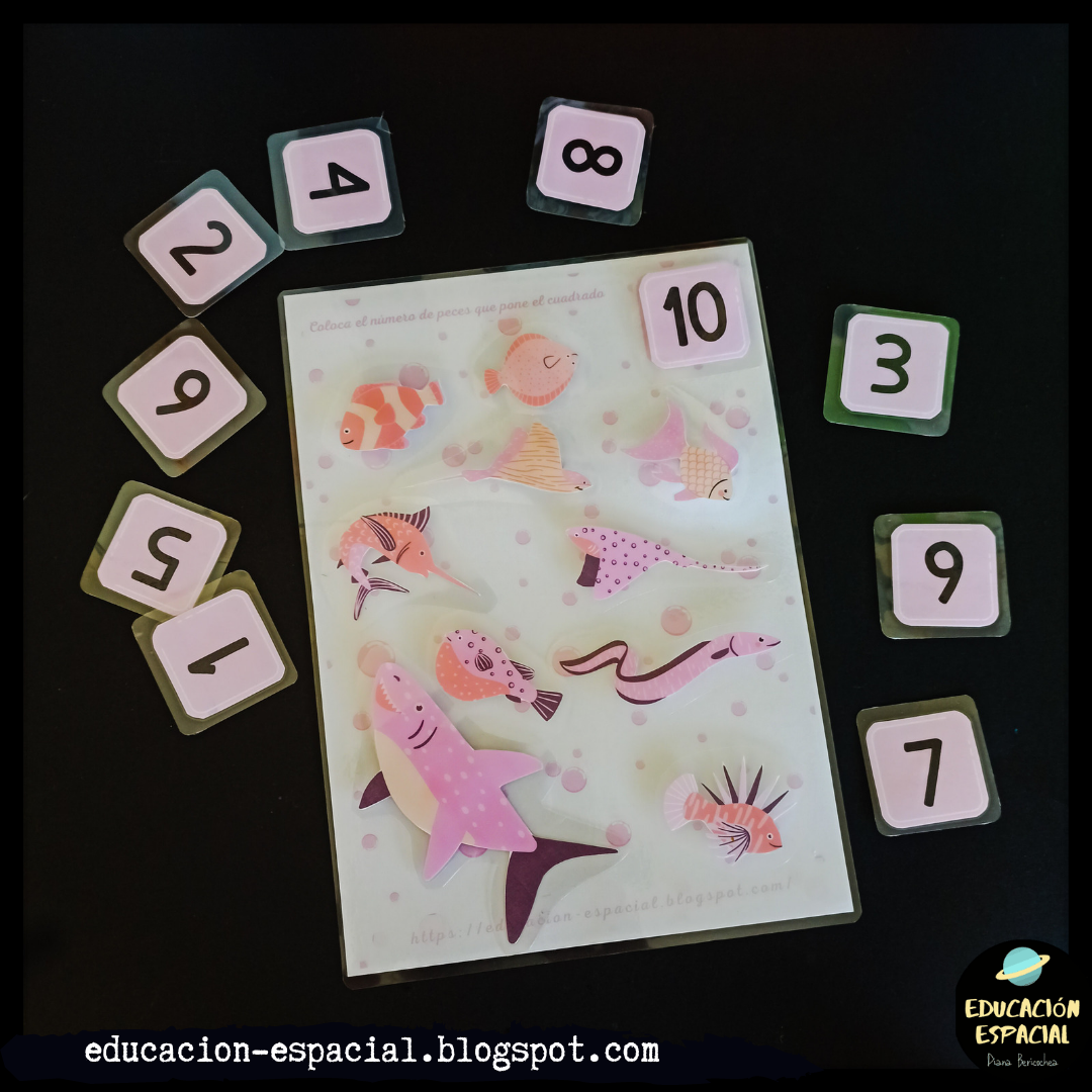 Contamos del 1 al 10 con los peces