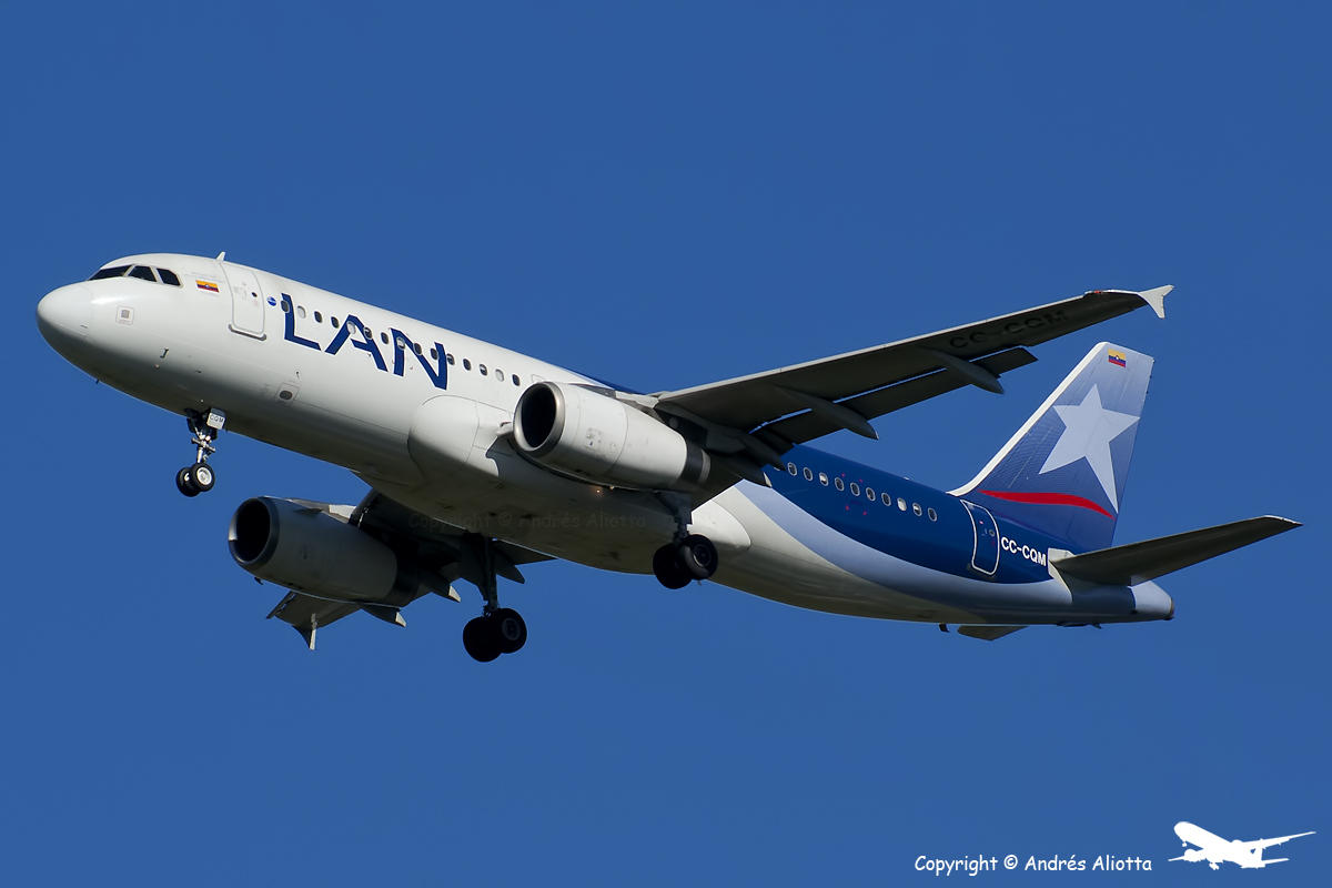 Flotas Aéreas: CC-CQM - LAN COLOMBIA / LAN AIRLINES- A320-233 - CN: 3280