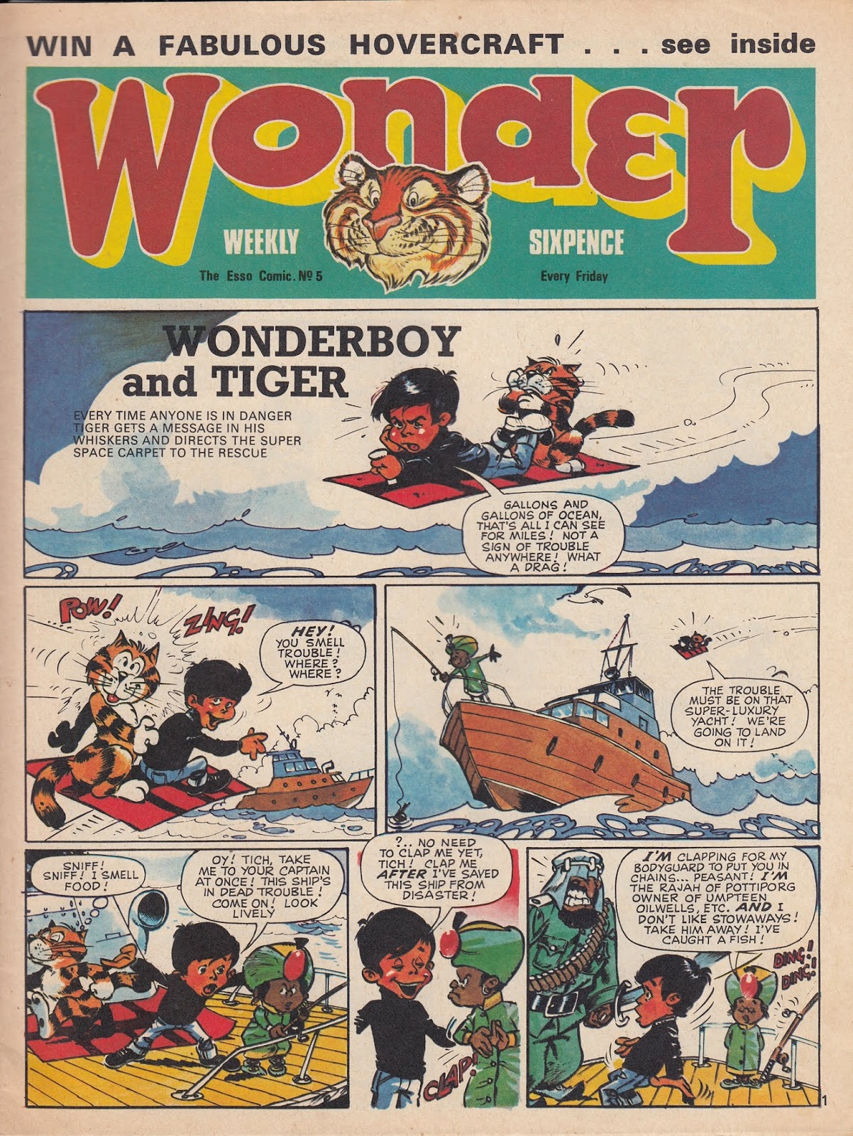Boys Adventure Comics: UPDATED: Wonder weekly comic from Esso