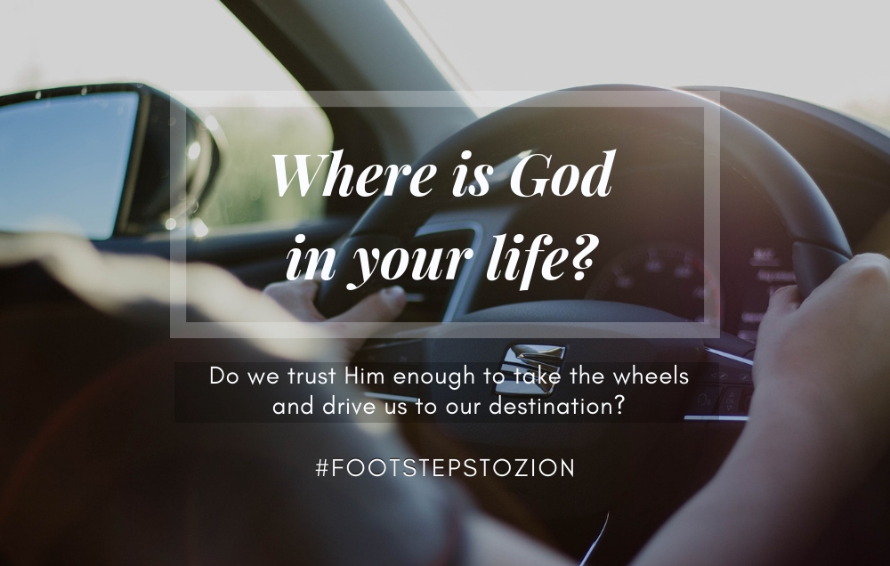 WHERE IS GOD IN YOUR LIFE?