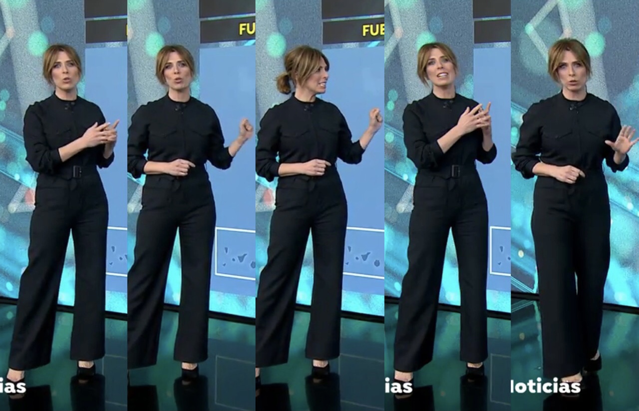 Miss Presentadoras TV: María José Sáez. A3 Noticias1 (5/1/21)