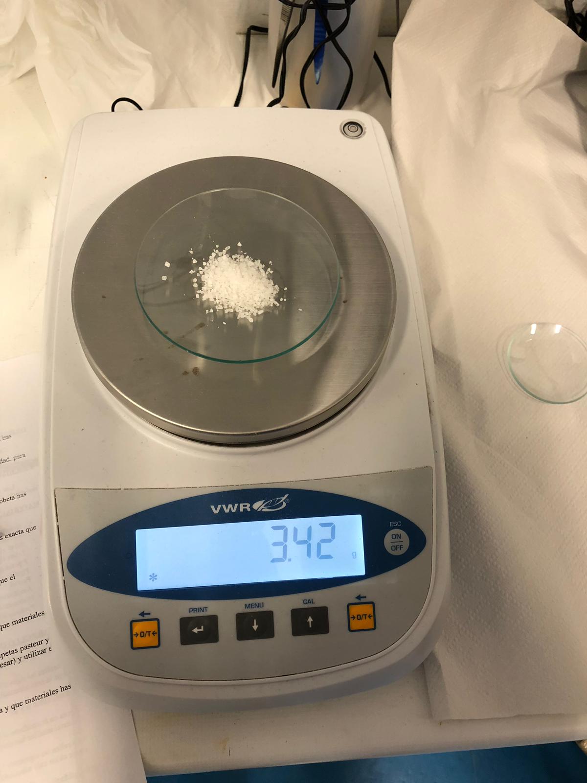 Práctica 2. Medición de masa: Utilización de la balanza electrónica 05 ...