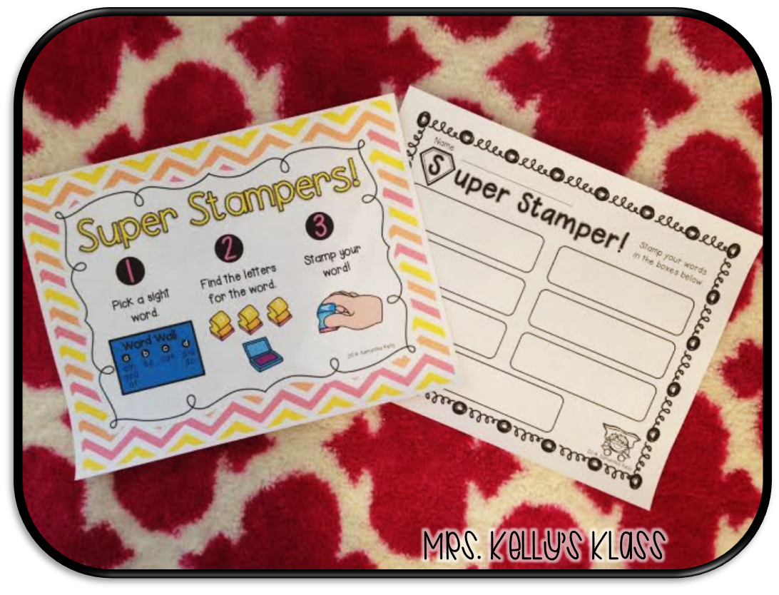 Mrs. Kelly's Klass: Sight Word Stations for ANY WORDS and a freebie to try!