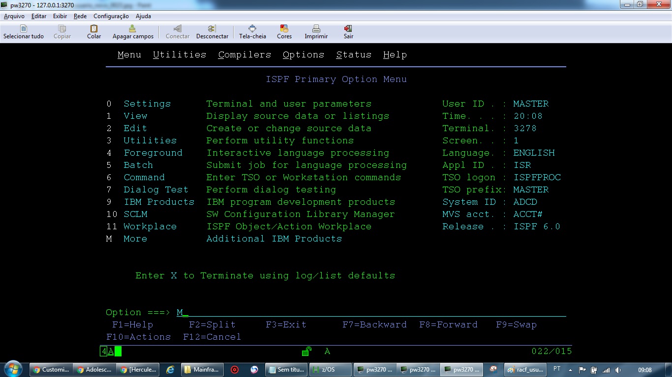 Configurando a Rede sobre o Hercules z/OS - LCS ~ Hercules & Mainframe